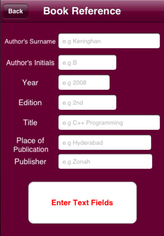 Library Richard: Harvard Referencing App