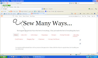 Sew Many Ways...: Blog Buddy...How to Add Static Phrase Under Your Blog ...