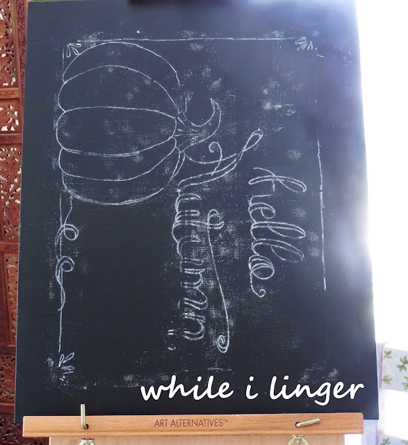 While I Linger: Forever and Ever Chalkboard Art Tutorial