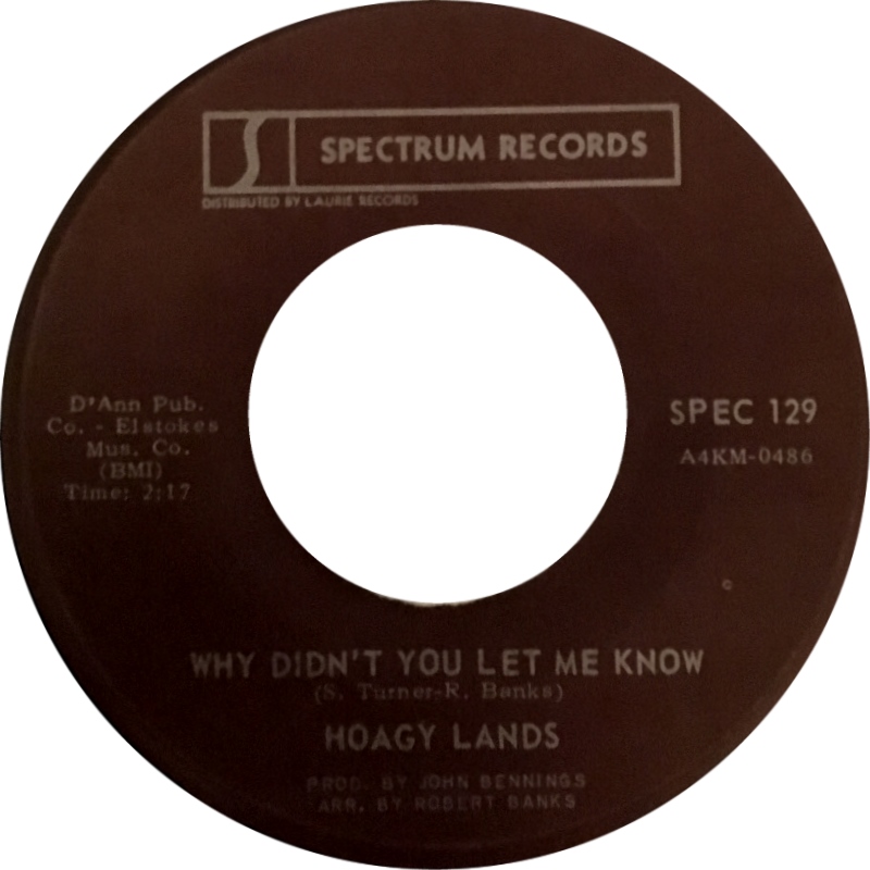 Soul Strutter: Hoagy Lands [1972] - Reminisce [Spectrum 129]