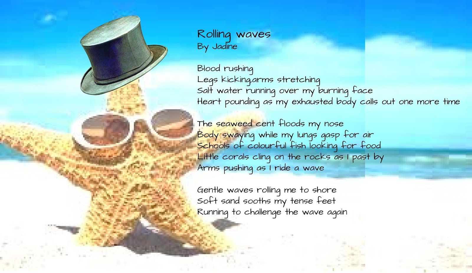 Makarewa School Room One: Swimming Poems