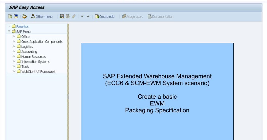 青蛙SAP分享 Froggy's SAP sharing: SAP SCM-EWM - Create Basic EWM Packaging Specification