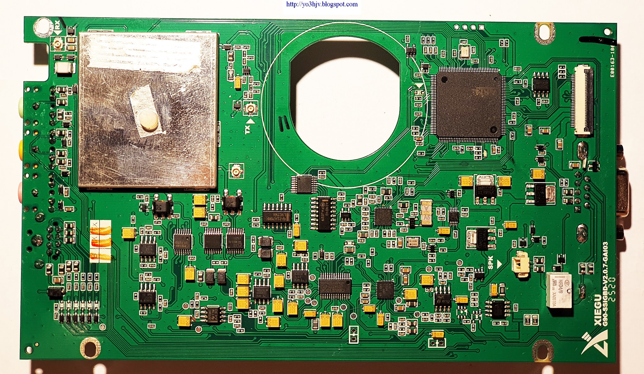 YO3HJV: HiRes pictures from the XIEGU G90 transceiver