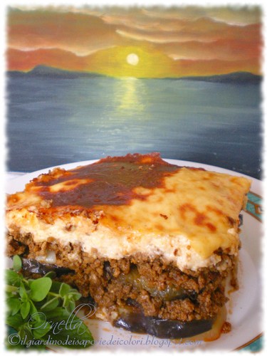 Il moussakà tradizionale ma sempre a modo mio!
