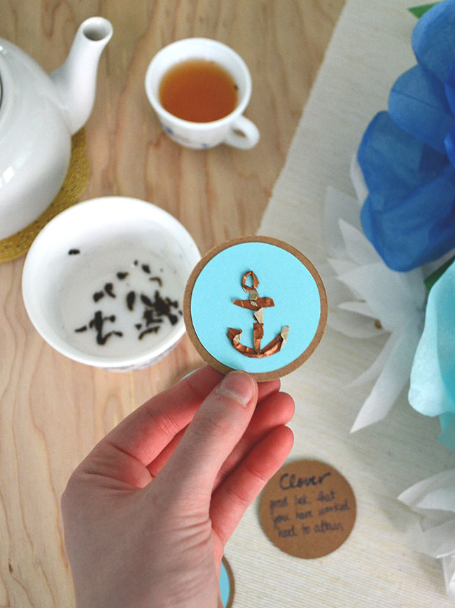 Snowdrop and Company: DIY Tea Leaf Reading Cards