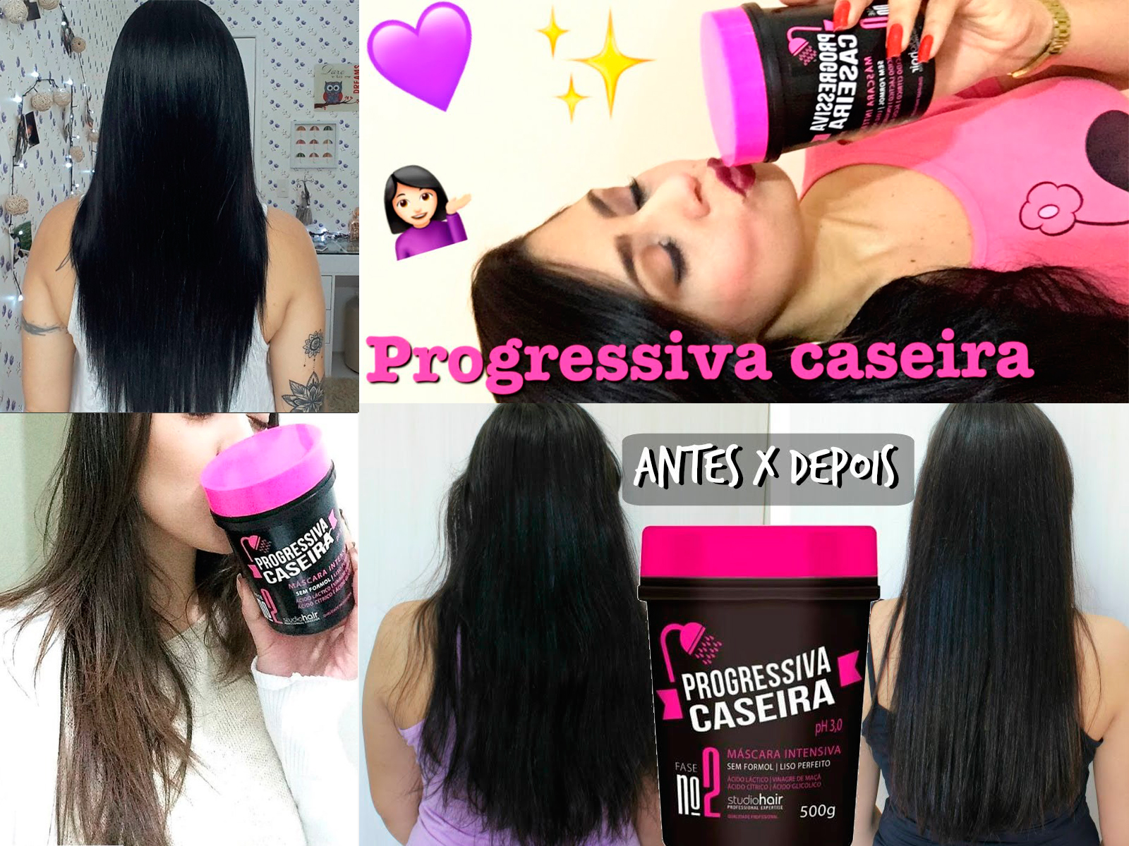Progressiva Caseira Muriel Studio Hair Profissional