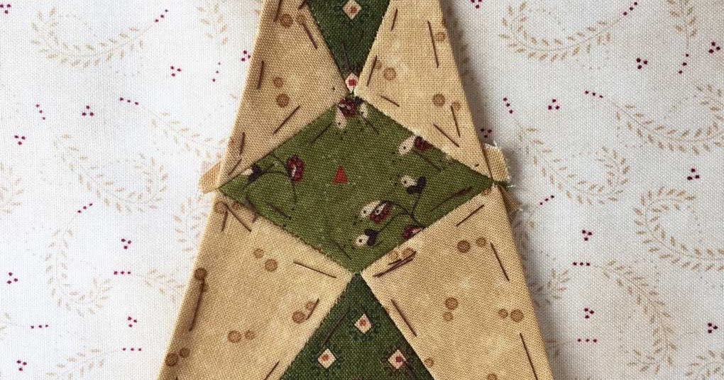 Fabadashery: Dear Jane Quilt - Border Triangle Block TR9 Needlepoint