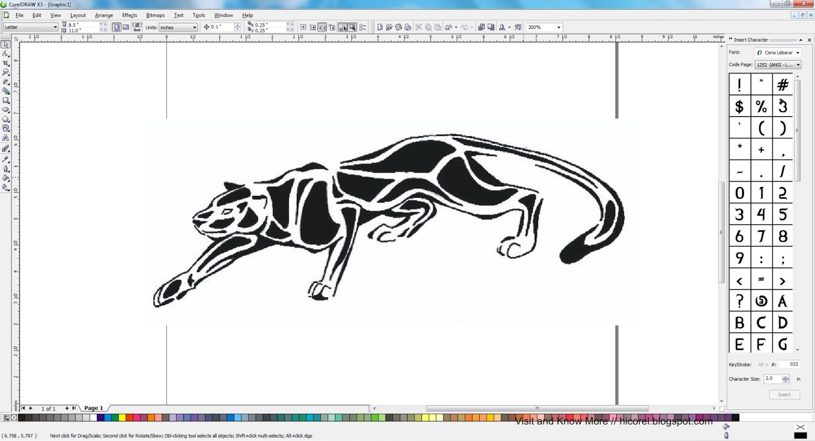 ( TRACING ) Cara Mudah Merubah gambar bitmap menjadi Vector di ...
