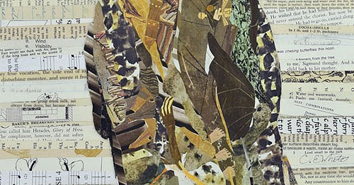 My Owl Barn: Repurposed Paper and Magazines Turned into Amazing Collages