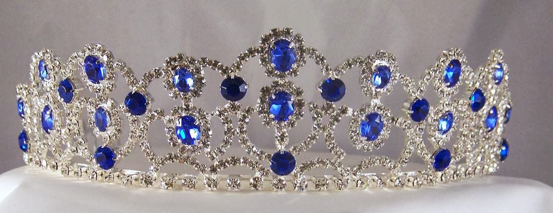 TOPTENFASHIONNEW: BLUE DIAMOND TIARA CROWN