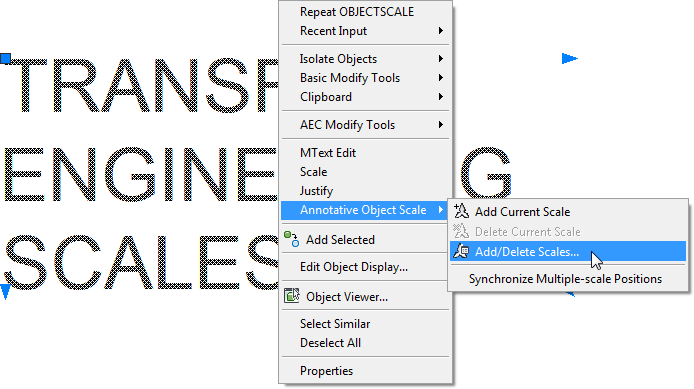 The Architect's Desktop: ACA: Custom Drawing Scales