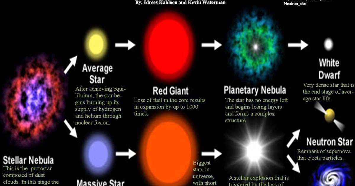 THE SCIENCE ZONE: life cycle of a star