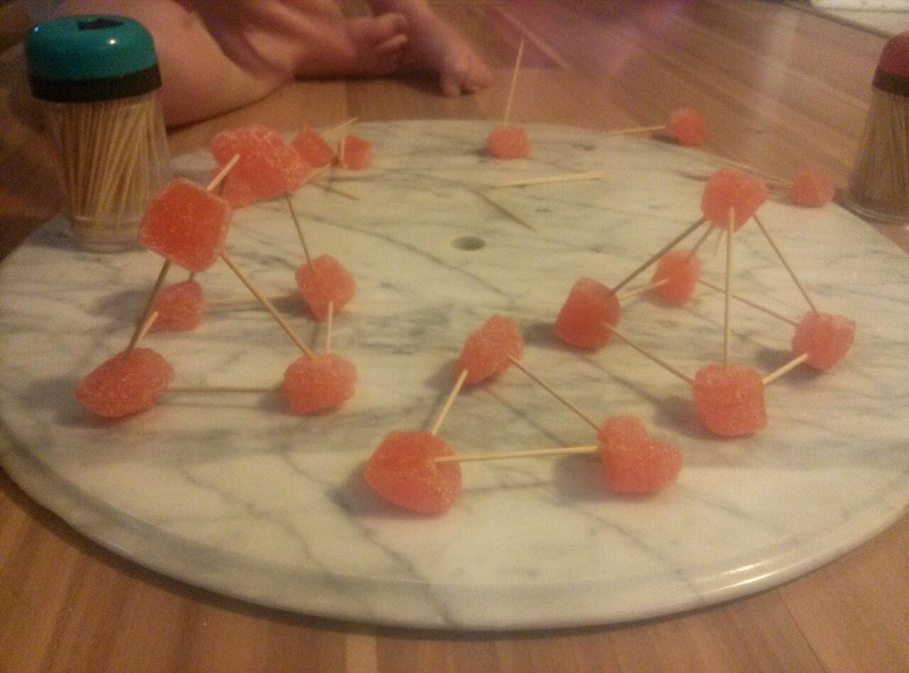 Toothpick Gumdrop Geometry