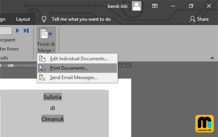 Cara Cetak Sticker Label Surat Undangan Otomatis dengan Mudahnya ...
