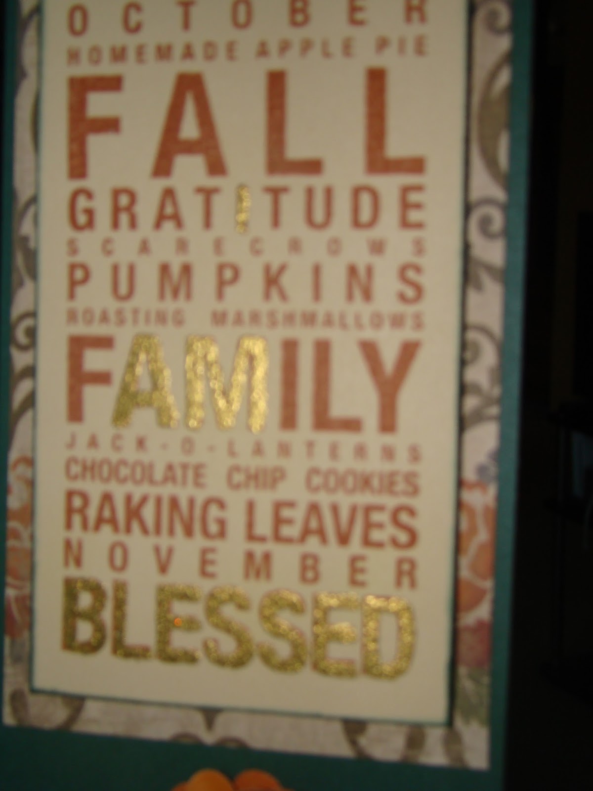 Making Time for Memories: Poster Tidings - September's Stamp of the Month