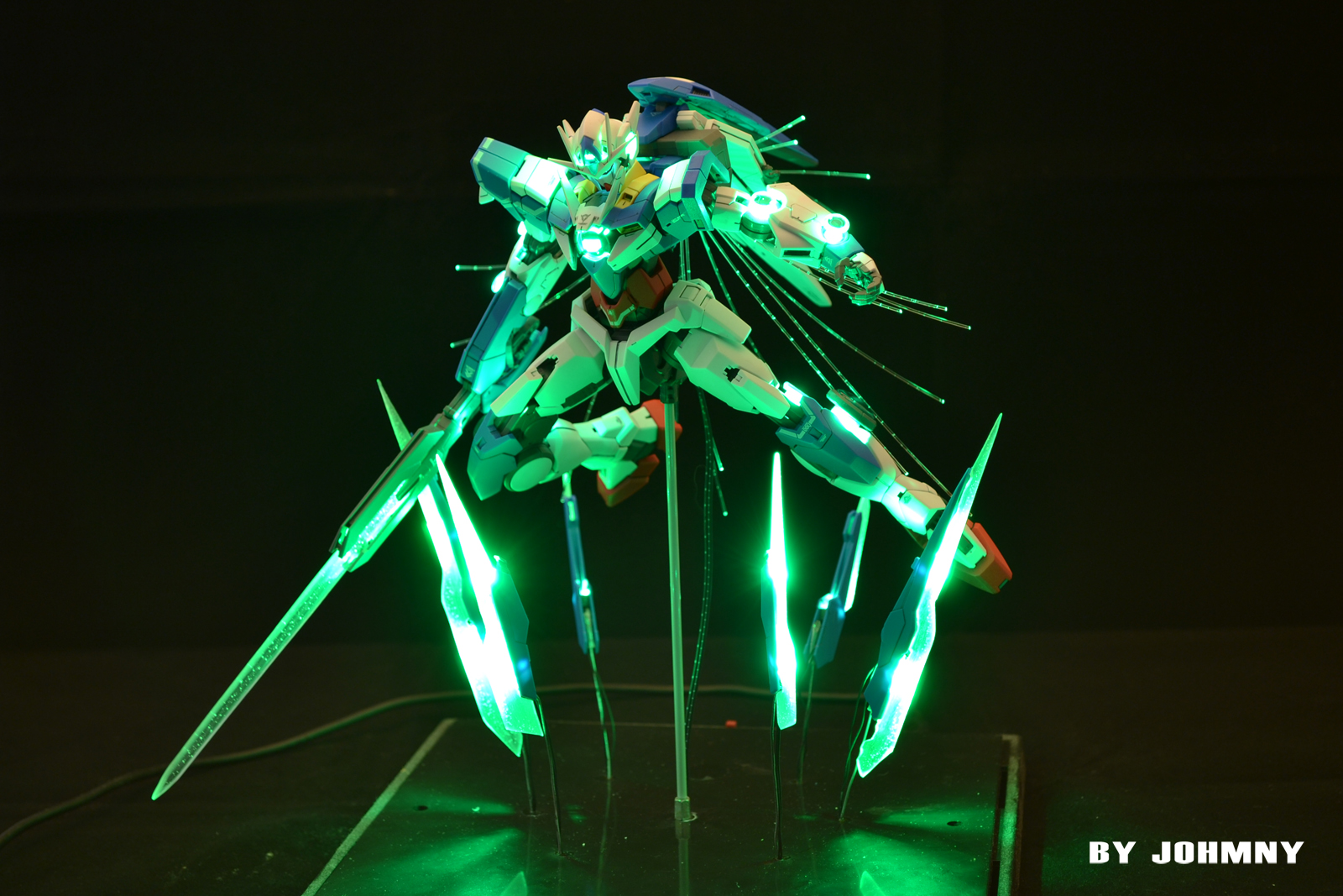GUNDAM GUY: MG 1/100 Gunpla Builds w/ LED Installed