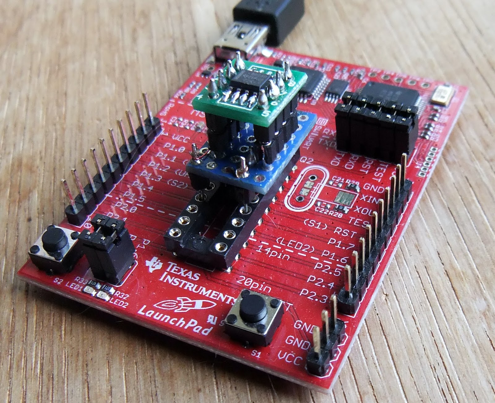 Michael Saunby: 8 pin MSP430 microcontroller - MSP430G2230