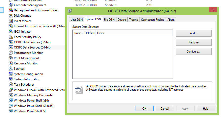 How to create MySQL Link Server in SQL Server 2012