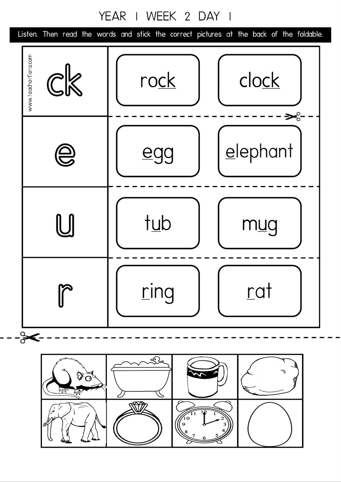 teacherfiera.com: YEAR 1 PHONICS LESSONS (WEEK 2)