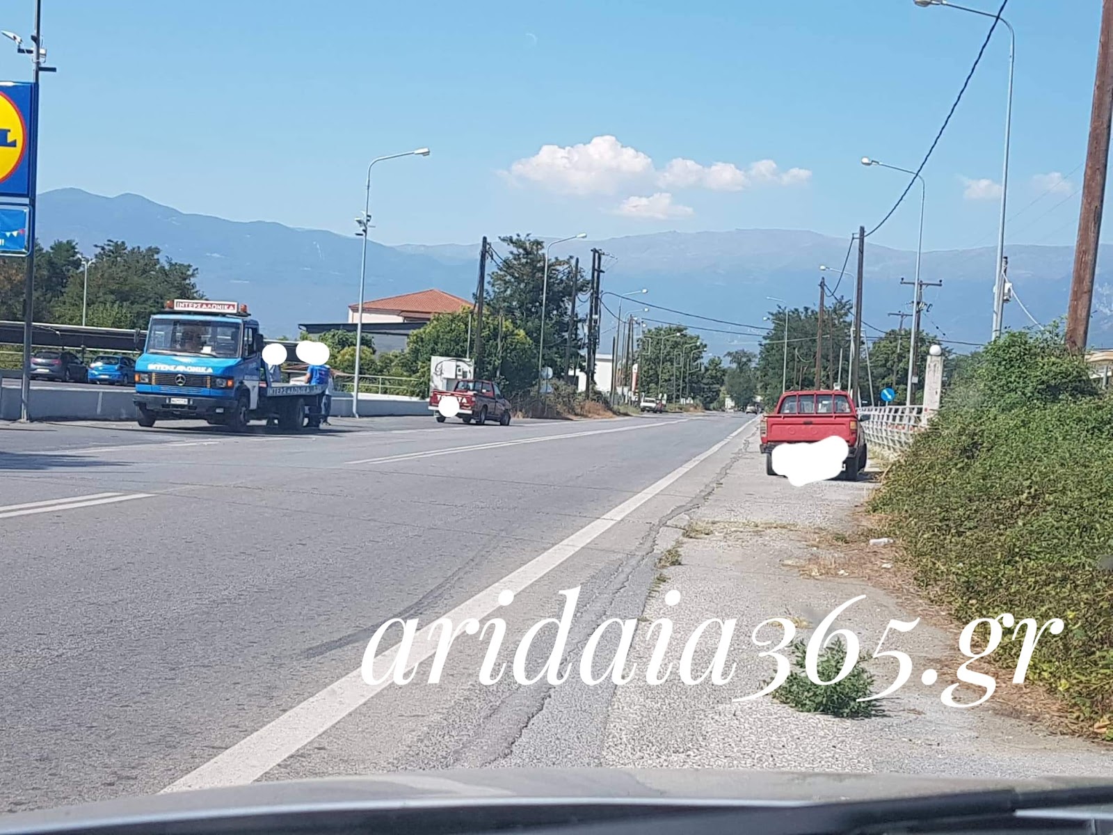 Τροχαίο πριν από λιγο στην Αριδαία (ΦΩΤΟ)