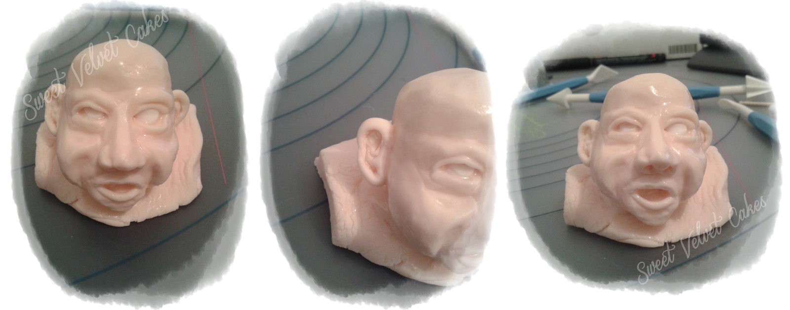 Sweet Velvet Cakes: Tutorial Fondant: Como modelar una cara
