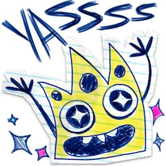 Scribble Squad | Sticker Stroke ดาวน์โหลดสติกเกอร์ Facebook Line เป็น ...