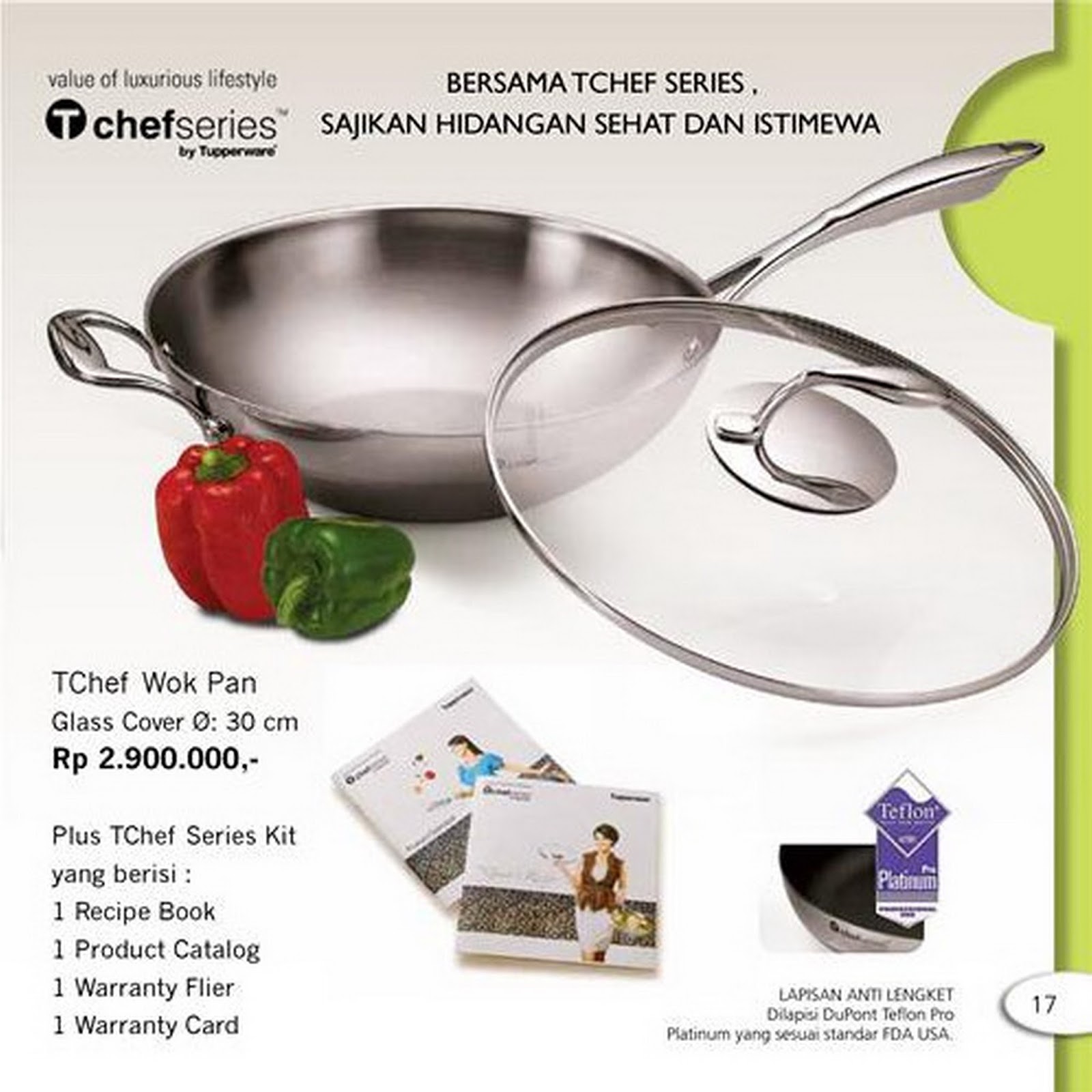 Katalog Tupperware TChef Wok Pan - AGEN TUPPERWARE INDONESIA
