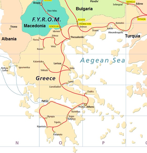 Viajes ferroviarios de ayer, hoy y mañana: Grecia: Infraestructuras ...