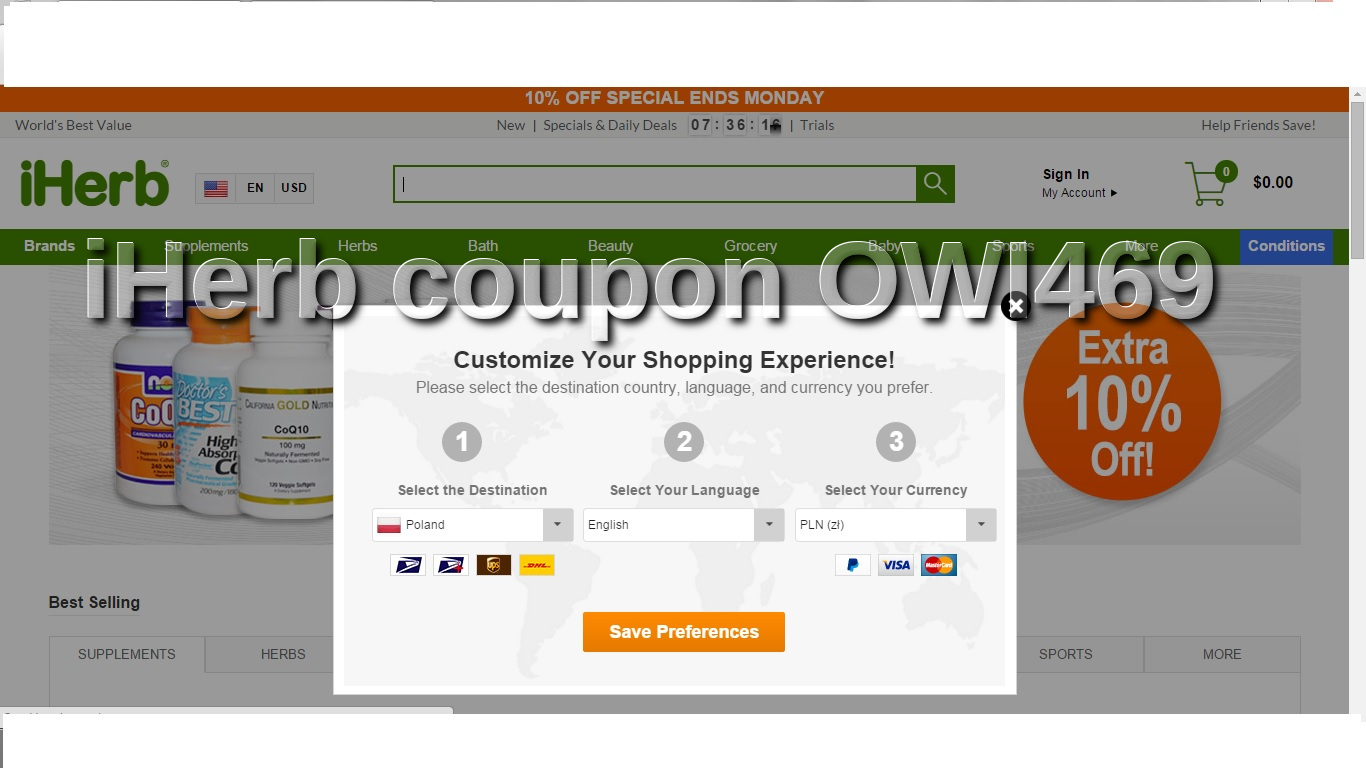 iHerb sklep iHerb Polska IHerb kupon kod Witaminy i Suplementy : JAK KUPOWAĆ NA IHERB