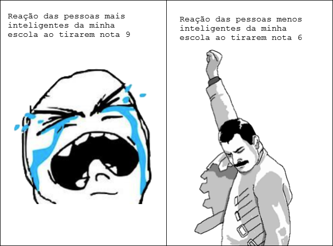 Tirinhas Memes Nota De Escola