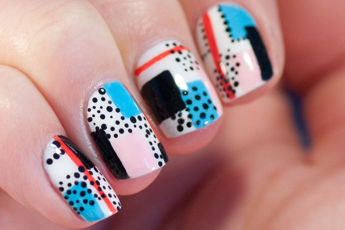 90's Style Nail Art - May contain traces of polish