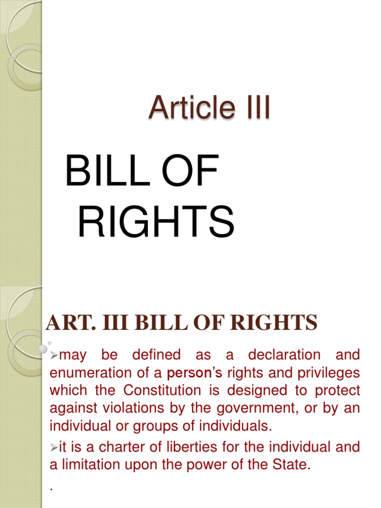bill of rights philippine constitution - philippin news collections