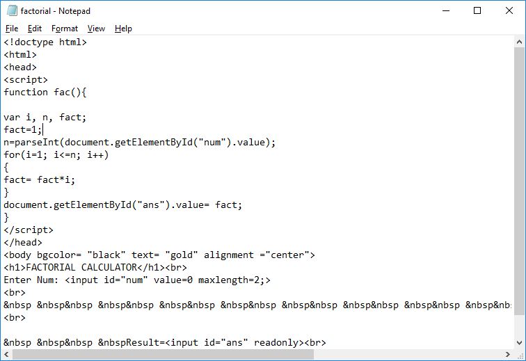 Beitexpert How To Make A Factorial Calculator Program