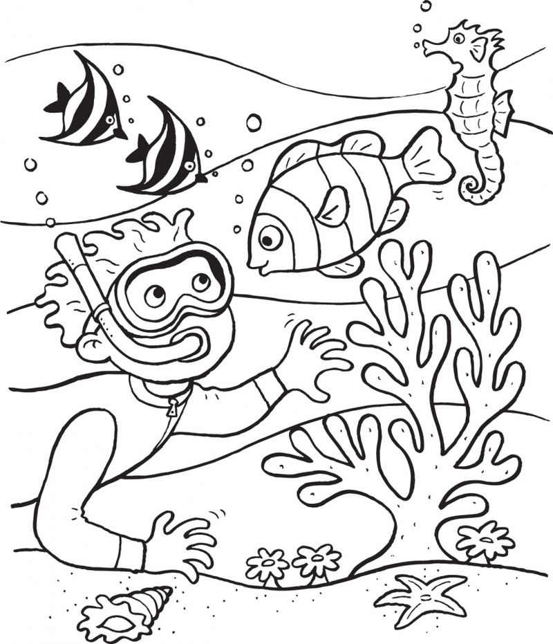 Free Printable Ocean Coloring Pages - Fun, Free and Easy