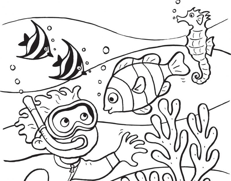 Free Printable Ocean Coloring Pages - Fun, Free and Easy