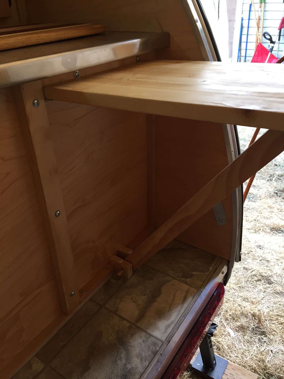 Hack #10: Flip-up Galley Table