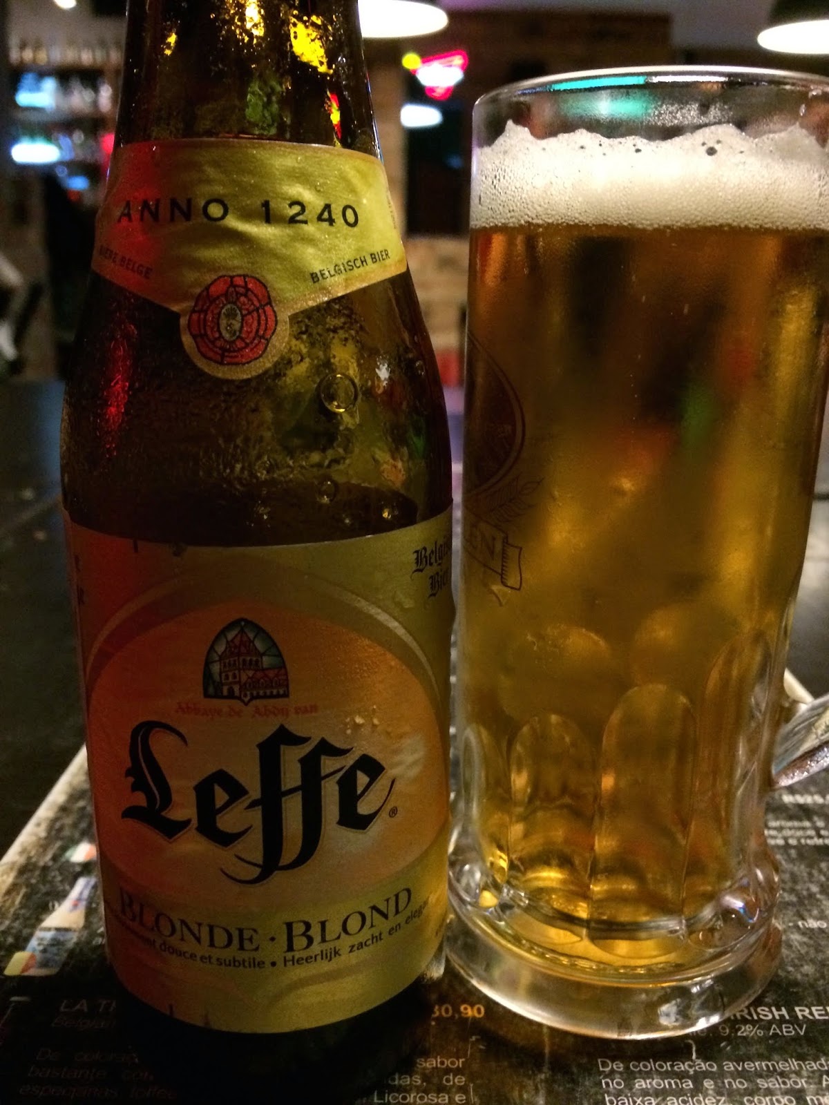 Cervejas do Mundo Todo: Cerveja Leffe Blond