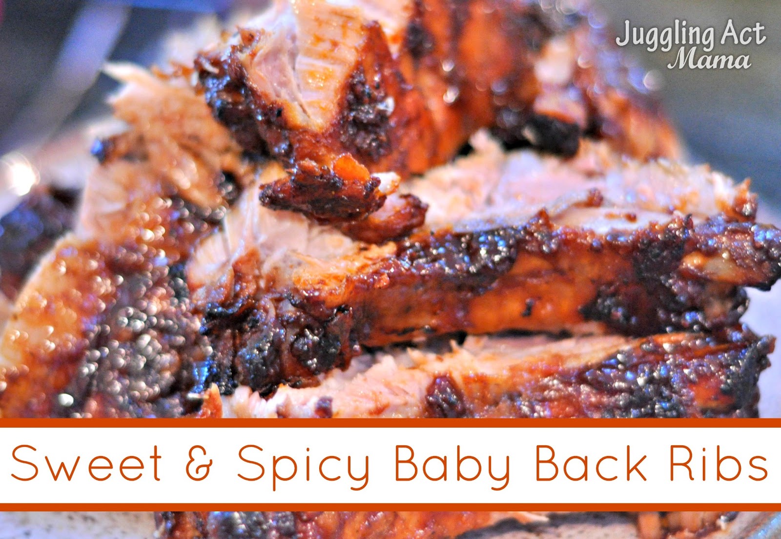 Sweet & Spicy Baby Back Ribs {#PasstheCookbook} - Juggling Act Mama