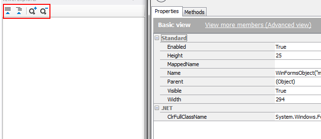 How to access Extended object properties in TestComplete