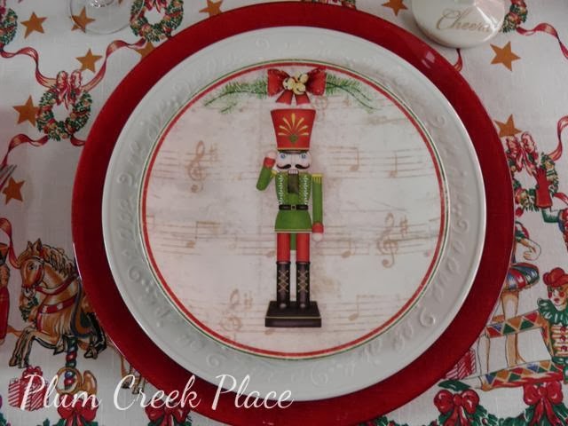 Plum Creek Place: Nutcracker Tablescape for Christmas