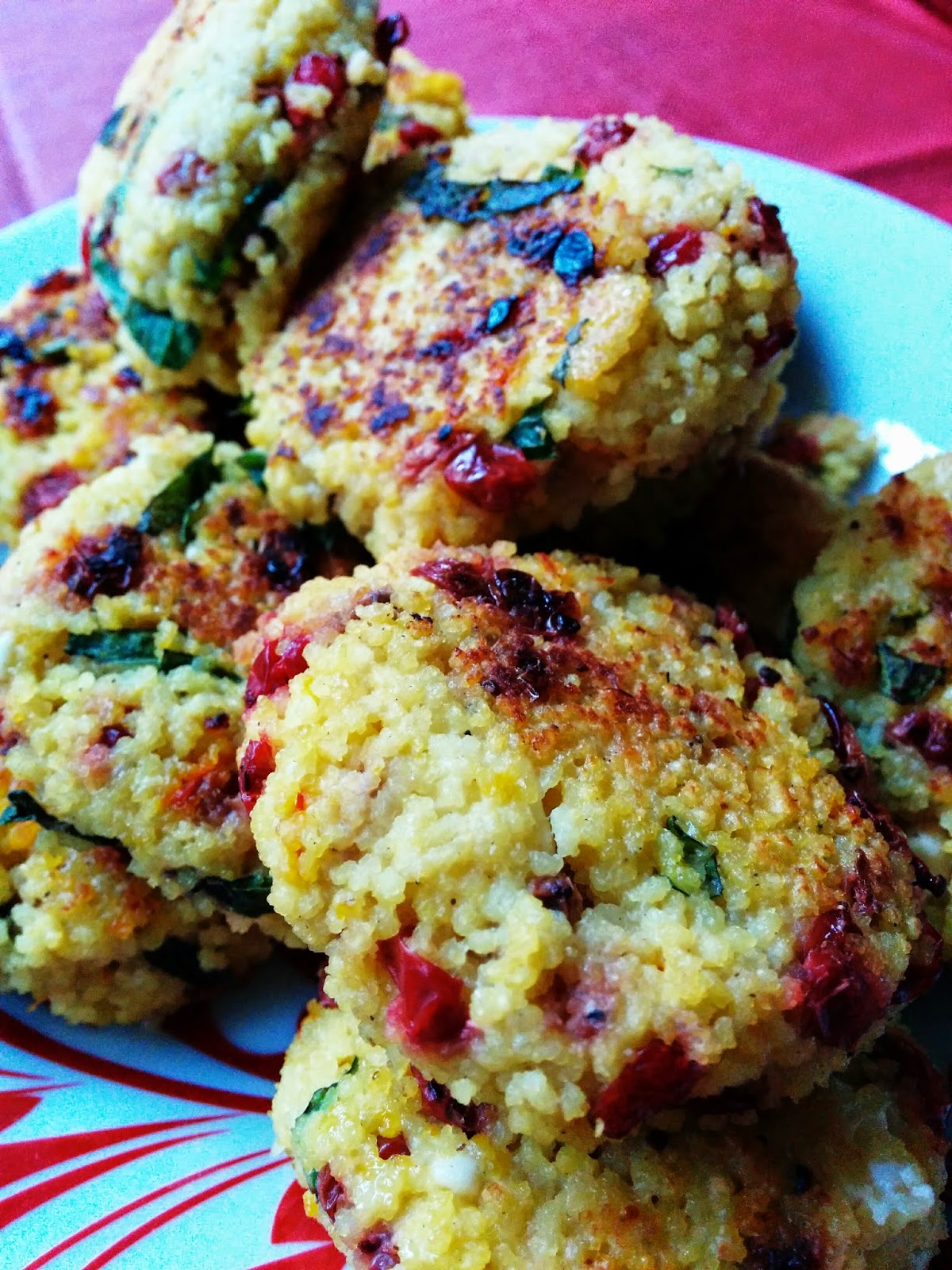 Kitchen Expeditions: Mini Saffron Couscous Cakes