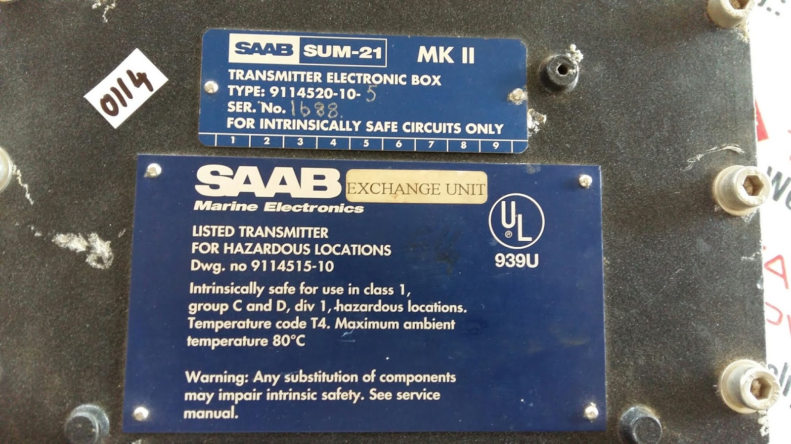 SAAB ELECTRIC SUM 21 TRANSMITTER - Aeliya Marine