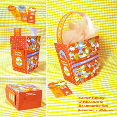 en el pais de la piruleta...: Cesta de Pascua en papel