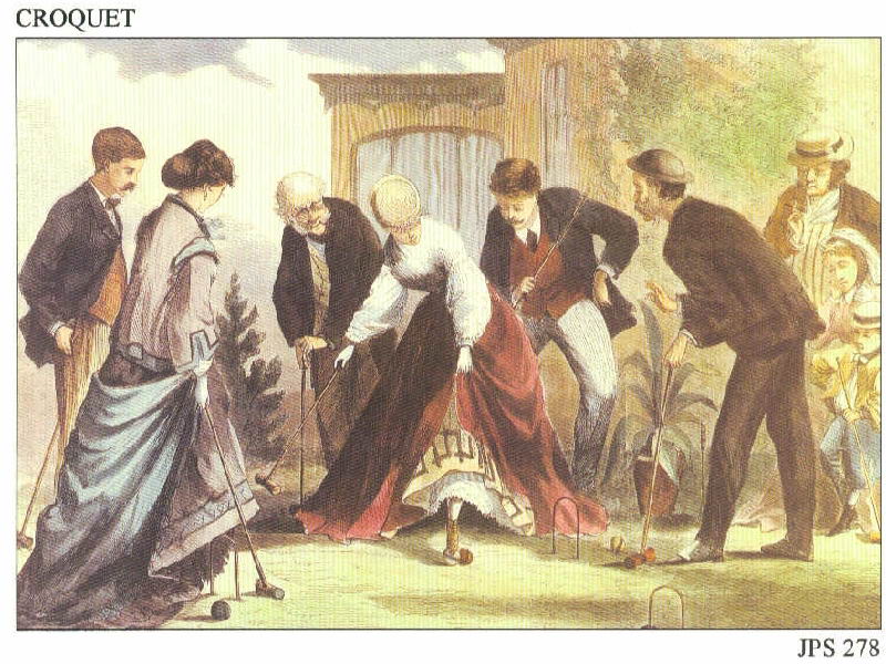 Plaid Petticoats: Croquet Inspiration