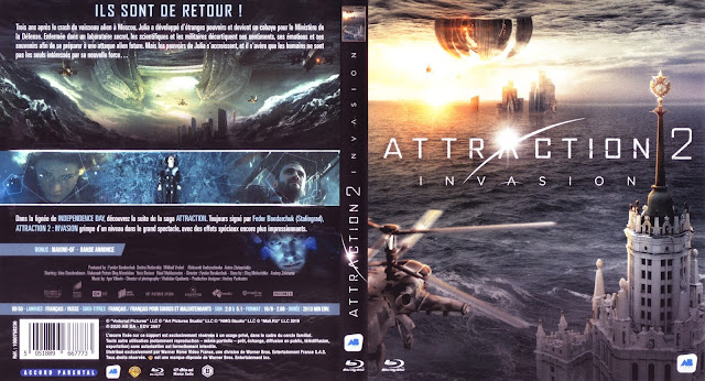 BLU-RAY JAQUETTES BLU-RAY: Attraction 2 Invasion