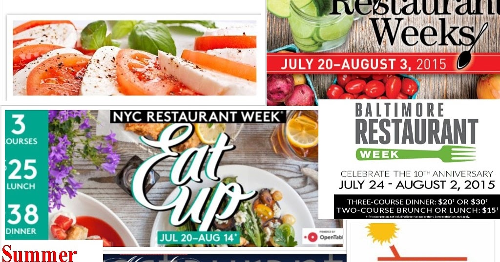 Dining Dish: Summer Restaurant Weeks kicking off: New York, Baltimore ...