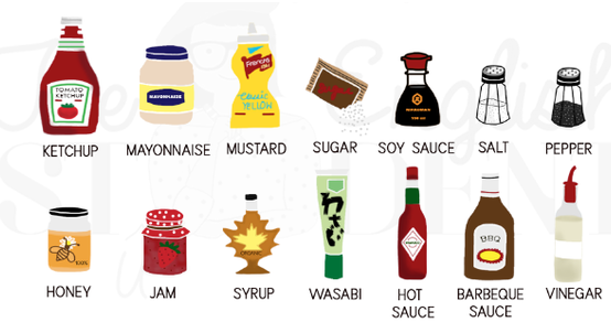 Let's Learn English: Spices & Condiments