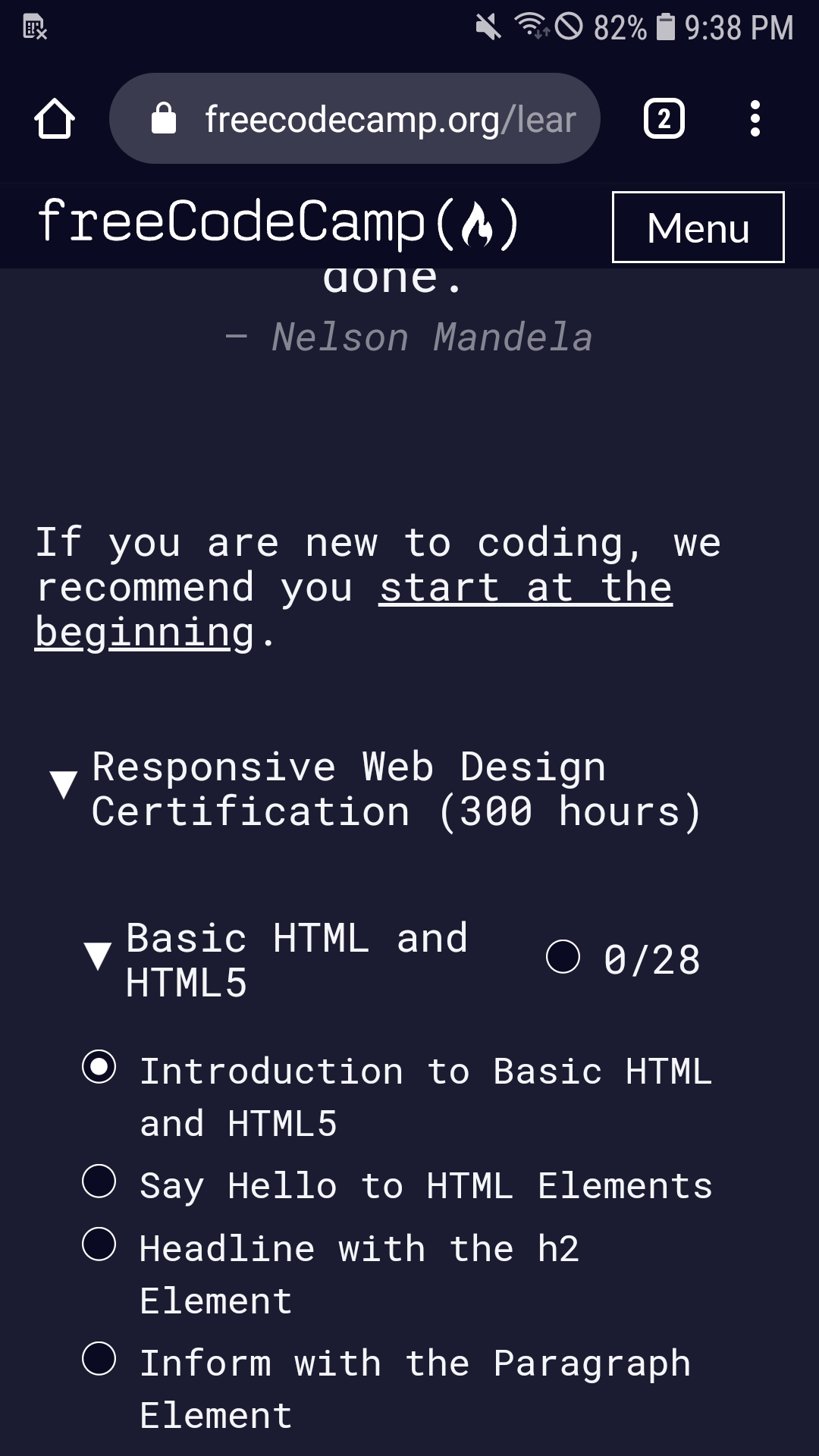 My Free Code Camp.org Journey
