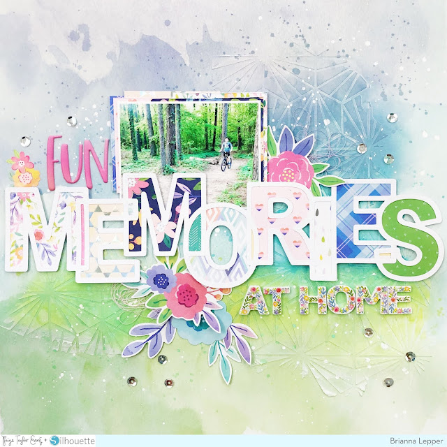 Fun Memories at Home Layout by Brianna Lepper | Paige Taylor Evans