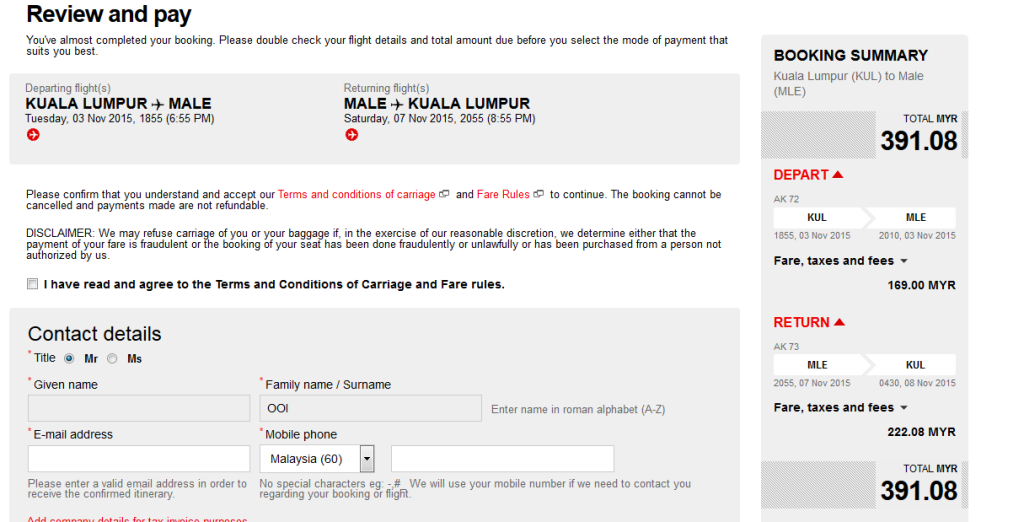 Get a Free AirAsia Ticket to Maldives or RM399 Flight Tickets Promotion ...